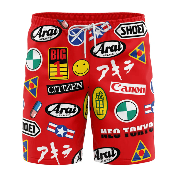 Akira Bike Decals of Kanae Swim Trunks - Stylish & Durable