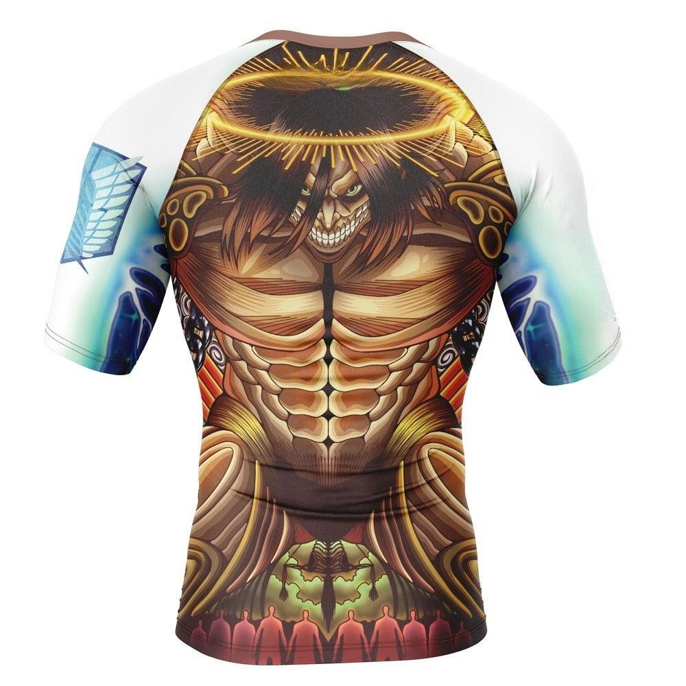 Attack On Titan Eren Rash Guard | Premium Athletic Wear