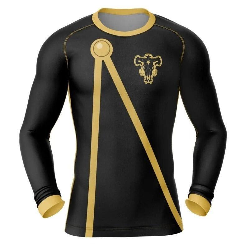 Black Clover Black Bull Uniform Rash Guard | Jiu Jitsu Rash Guard