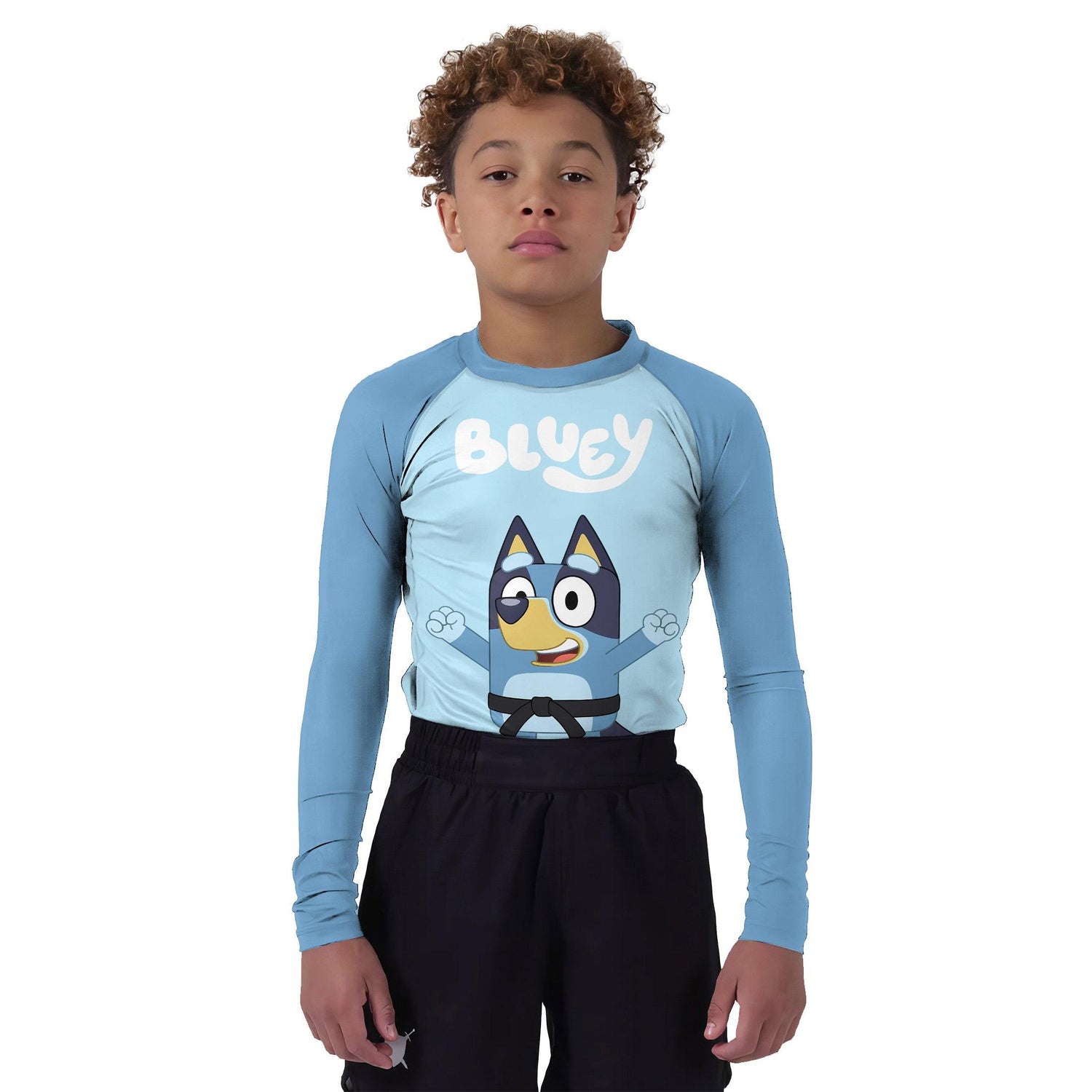 Bluey Dad Kids Rash Guard for Active Sports