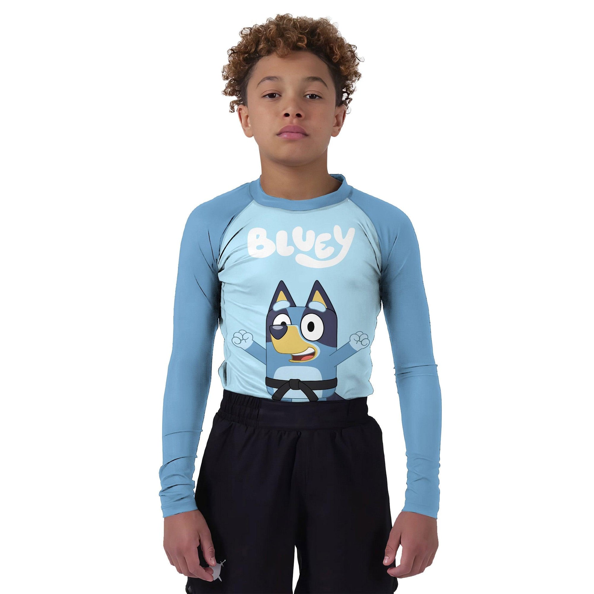 Bluey Dad Kids Rash Guard for Active Sports
