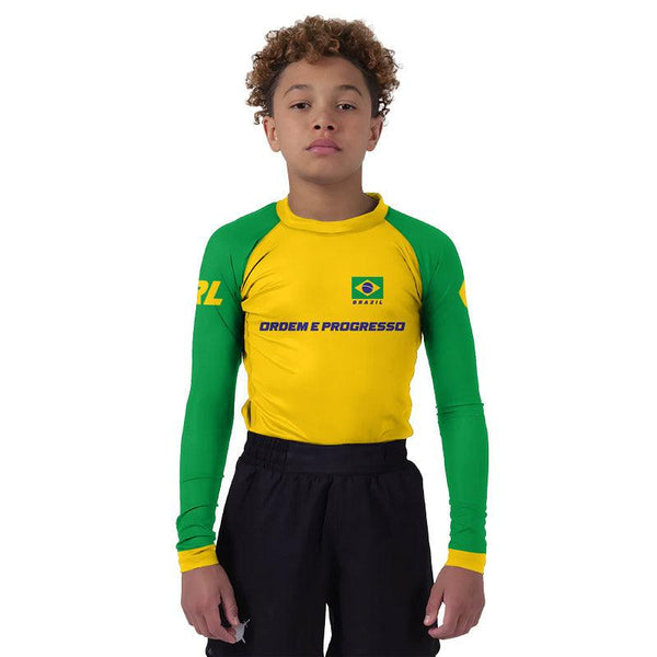 Brazil Kids Rash Guard | Athletic & Stylish