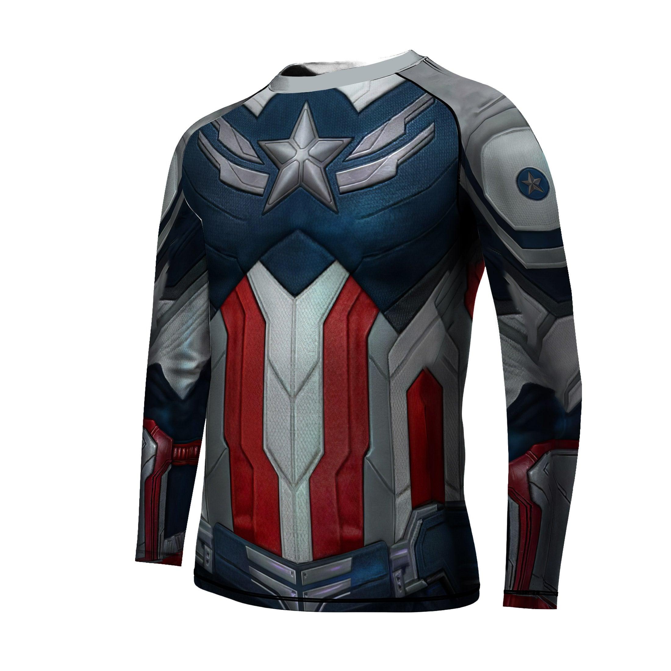 Captain America Kids Rash Guard | New World Order