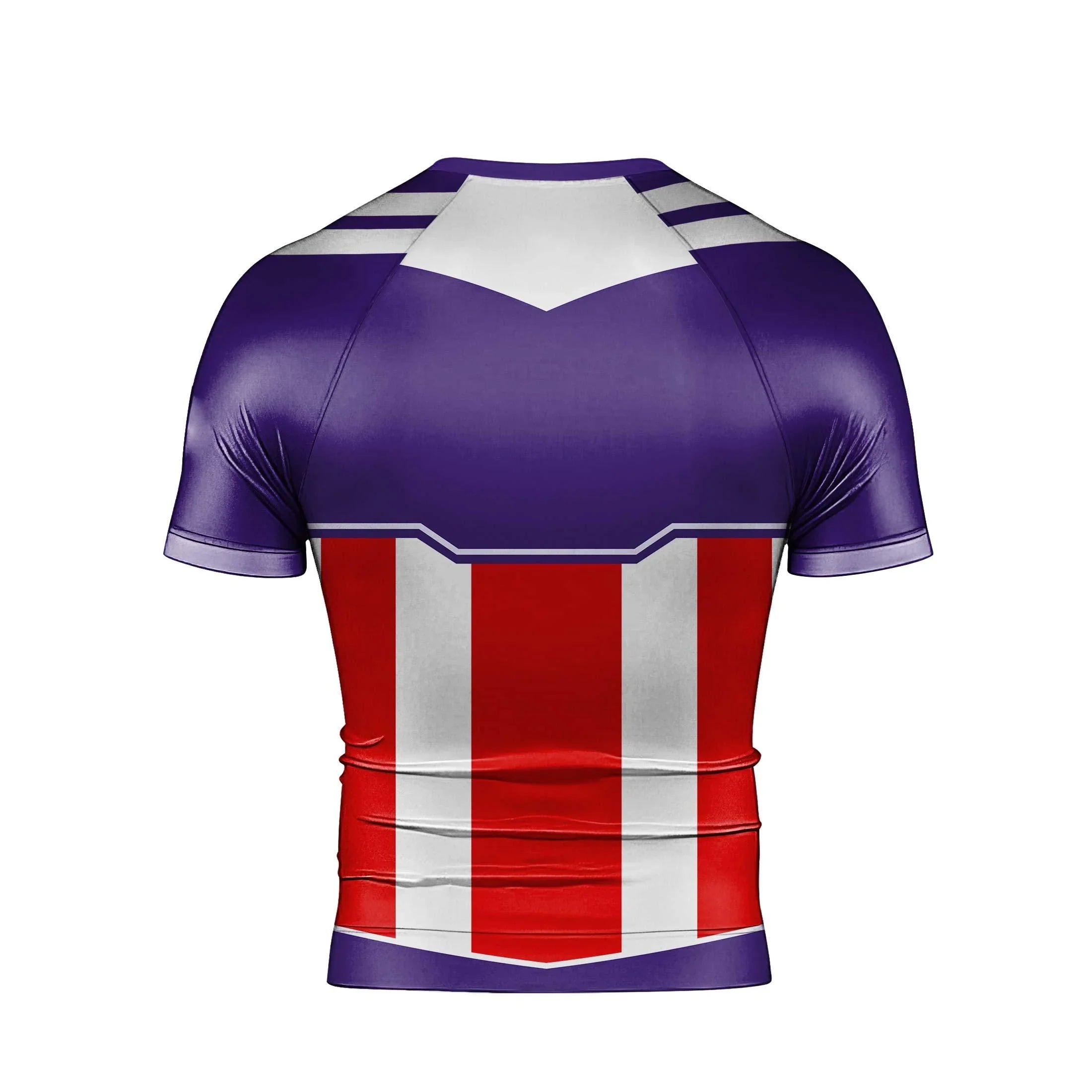Captain America Sam Wilson Rash Guard for MMA & Fitness