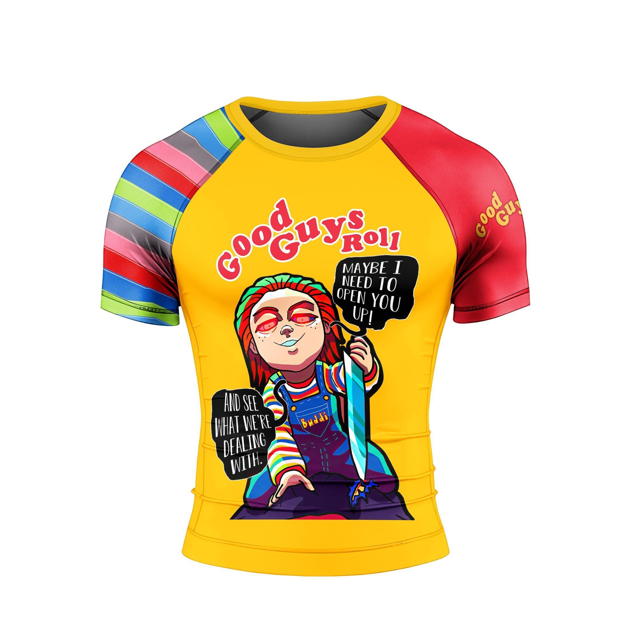 Chucky Good Guy Rash Guard for MMA, BJJ, and Fitness