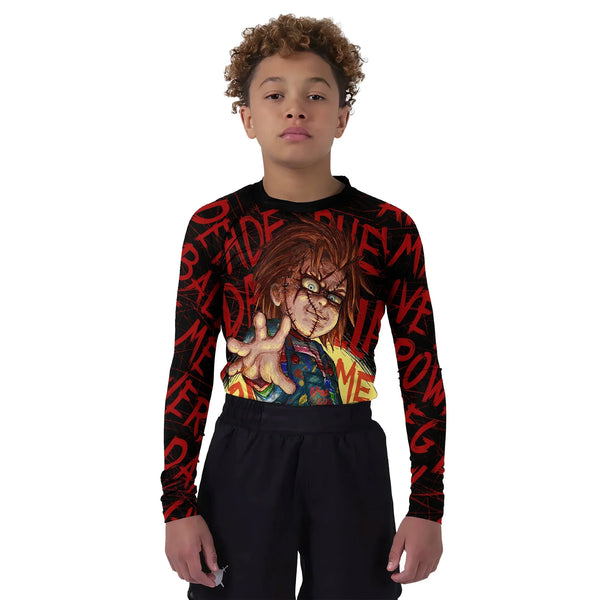 Chucky Return Kids Rash Guard - Athletic & Fun