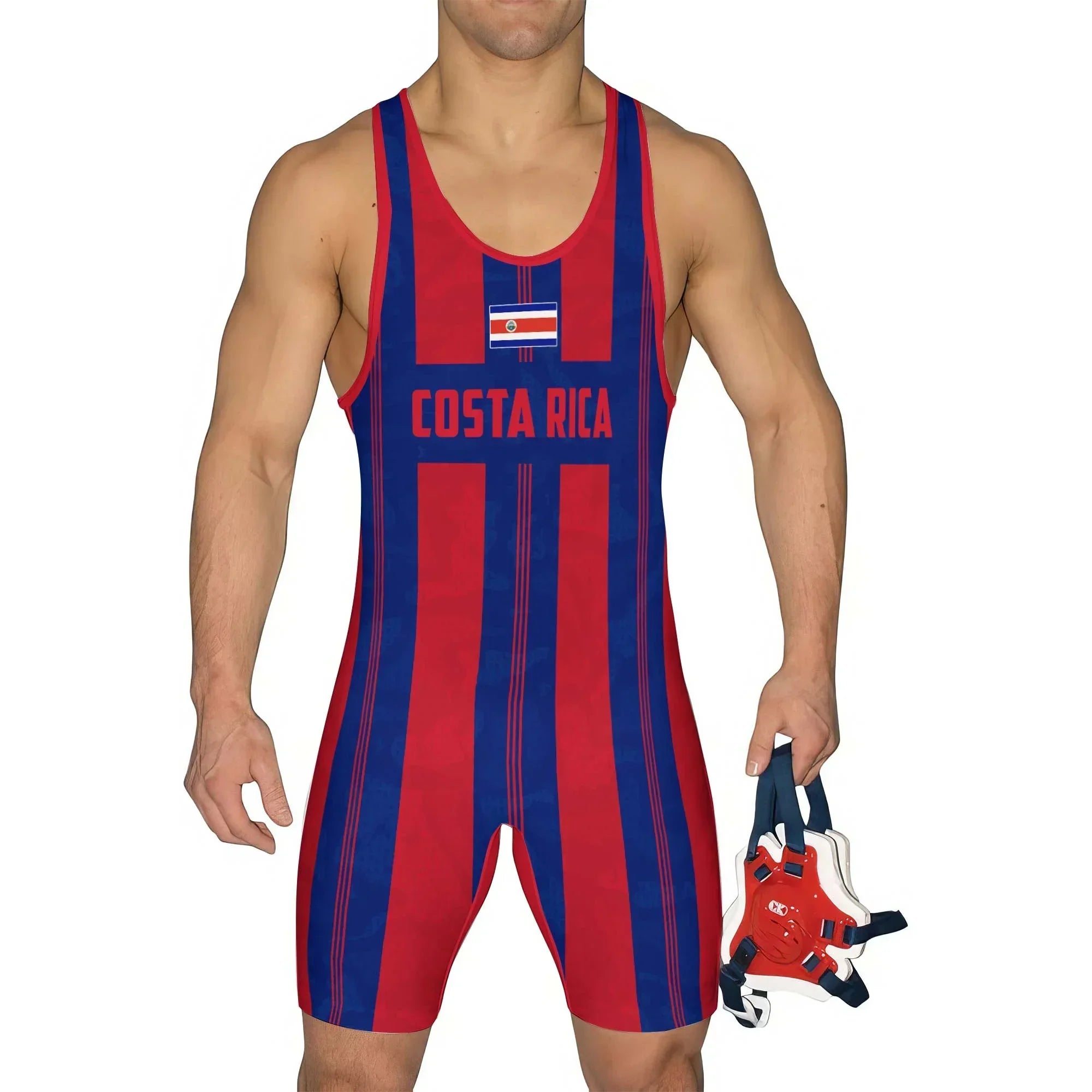 Costa Rica Heritage Force Wrestling Singlet | Wrestling Singlet Gear