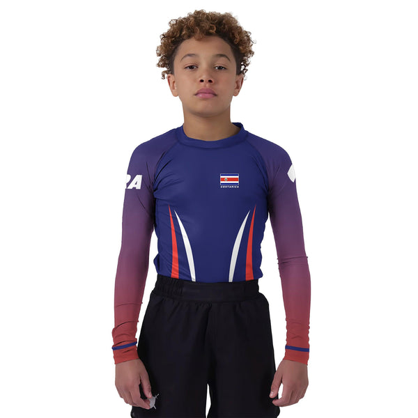 Costa Rica Kids Rash Guard | Athletic & Stylish