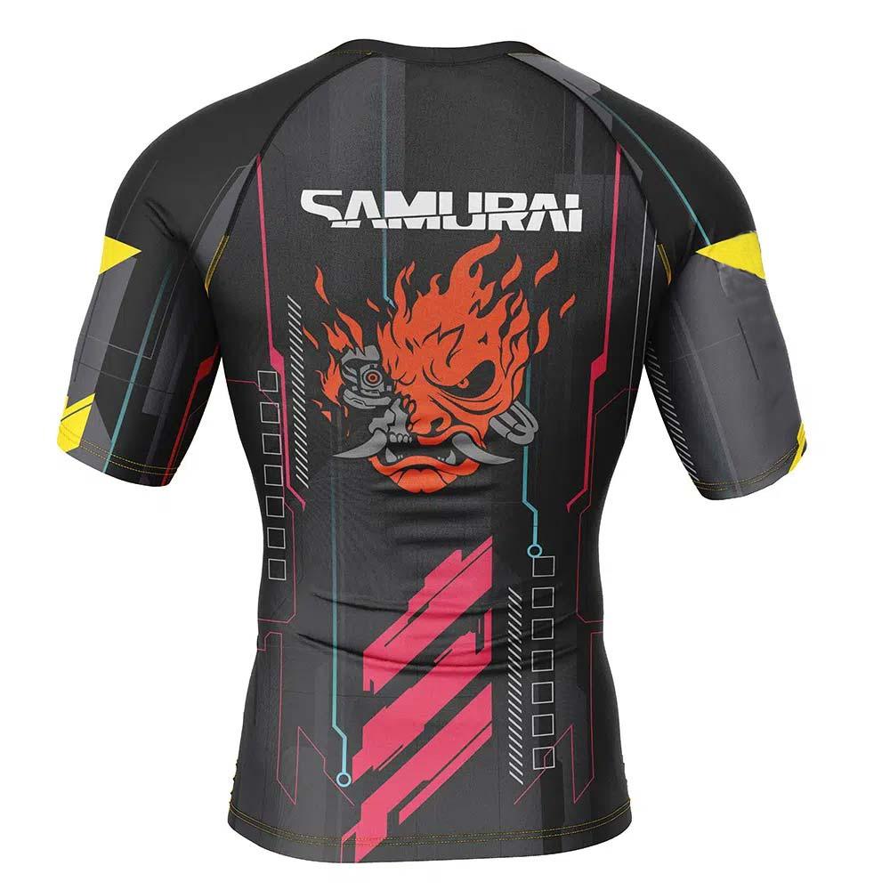 Cyberpunk 2077 Samurai Rash Guard - Athletic Wear