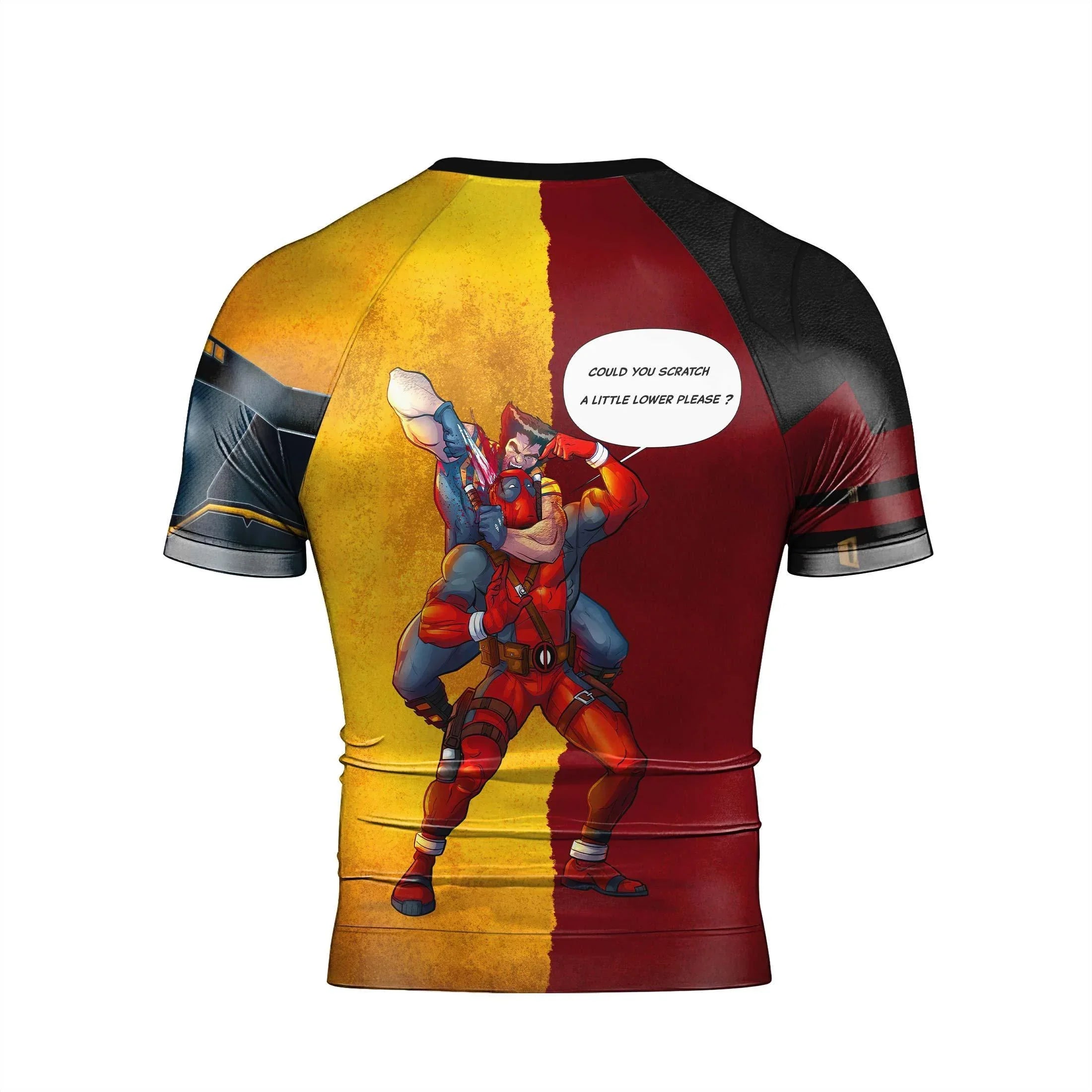 Deadpool And Wolverine Best Friend Choke Rash Guard | Rash Guard