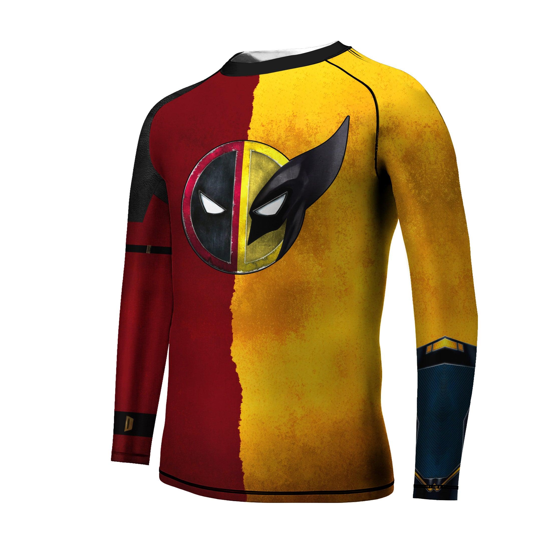 Deadpool And Wolverine Best Friend Dual Kids Rash Guard | Rash Guard