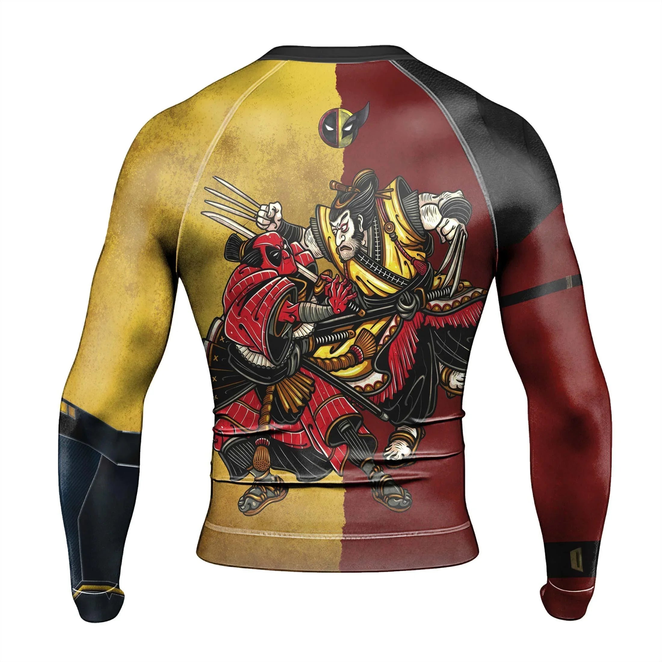 Deadpool And Wolverine Samurai Rash Guard | Deadpool Rash Guard