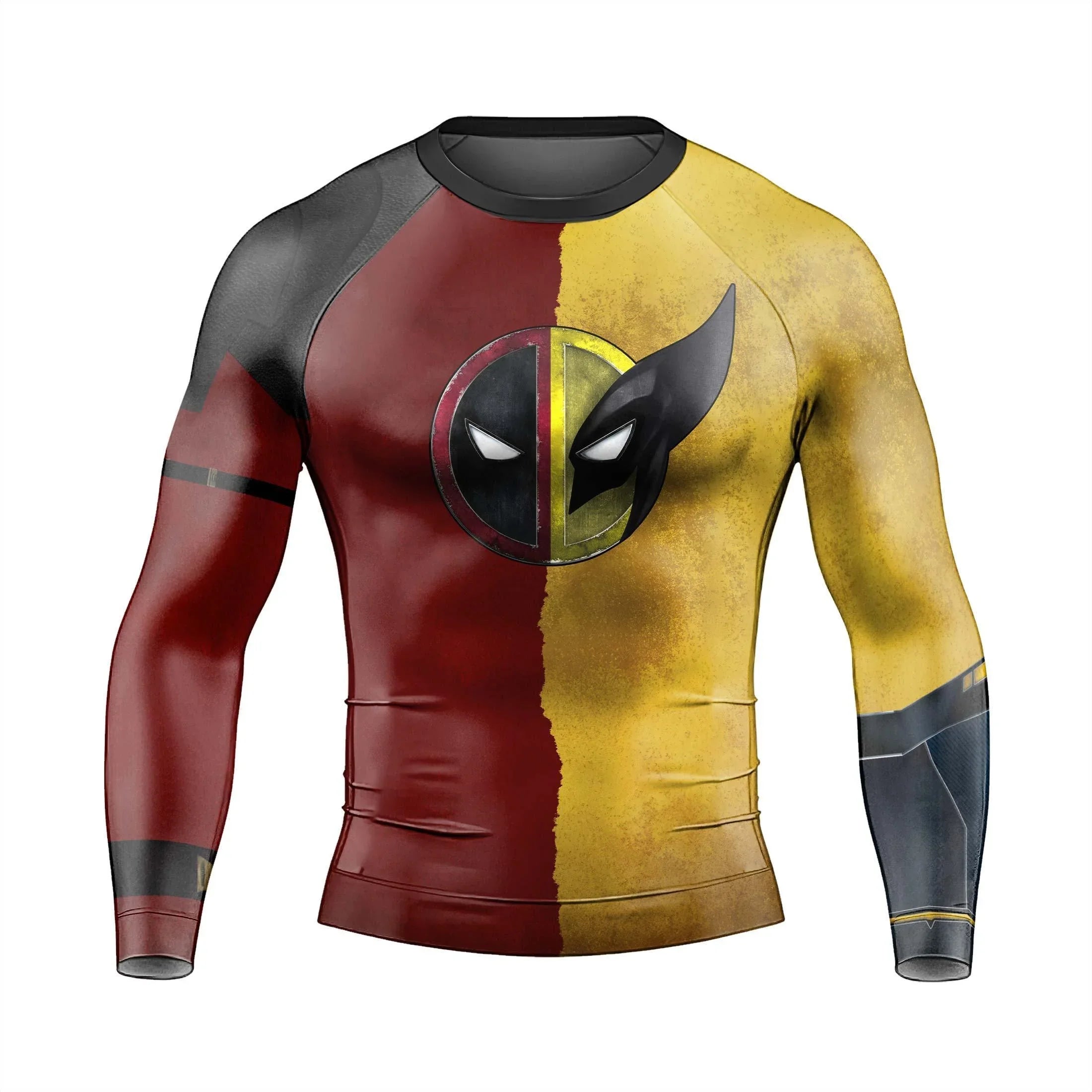 Deadpool And Wolverine Samurai Rash Guard | Deadpool Rash Guard