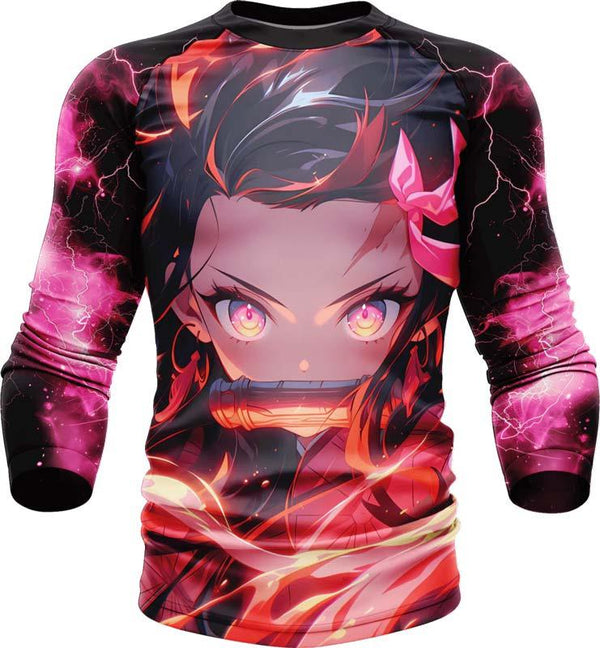 Demon Slayer Kamado Nezuko Long Sleeve Rash Guard