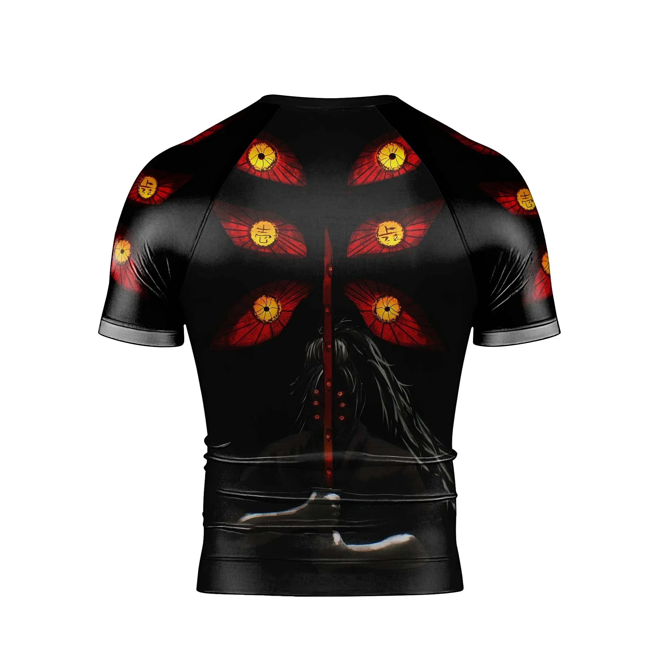 Demon Slayer Kokushibo Rash Guard for MMA & Fitness