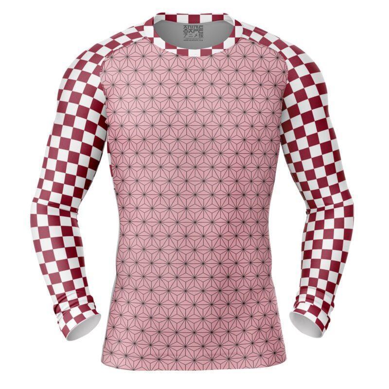 Demon Slayer Nezuko Kimono Rash Guard | Jiu Jitsu Rash Guard