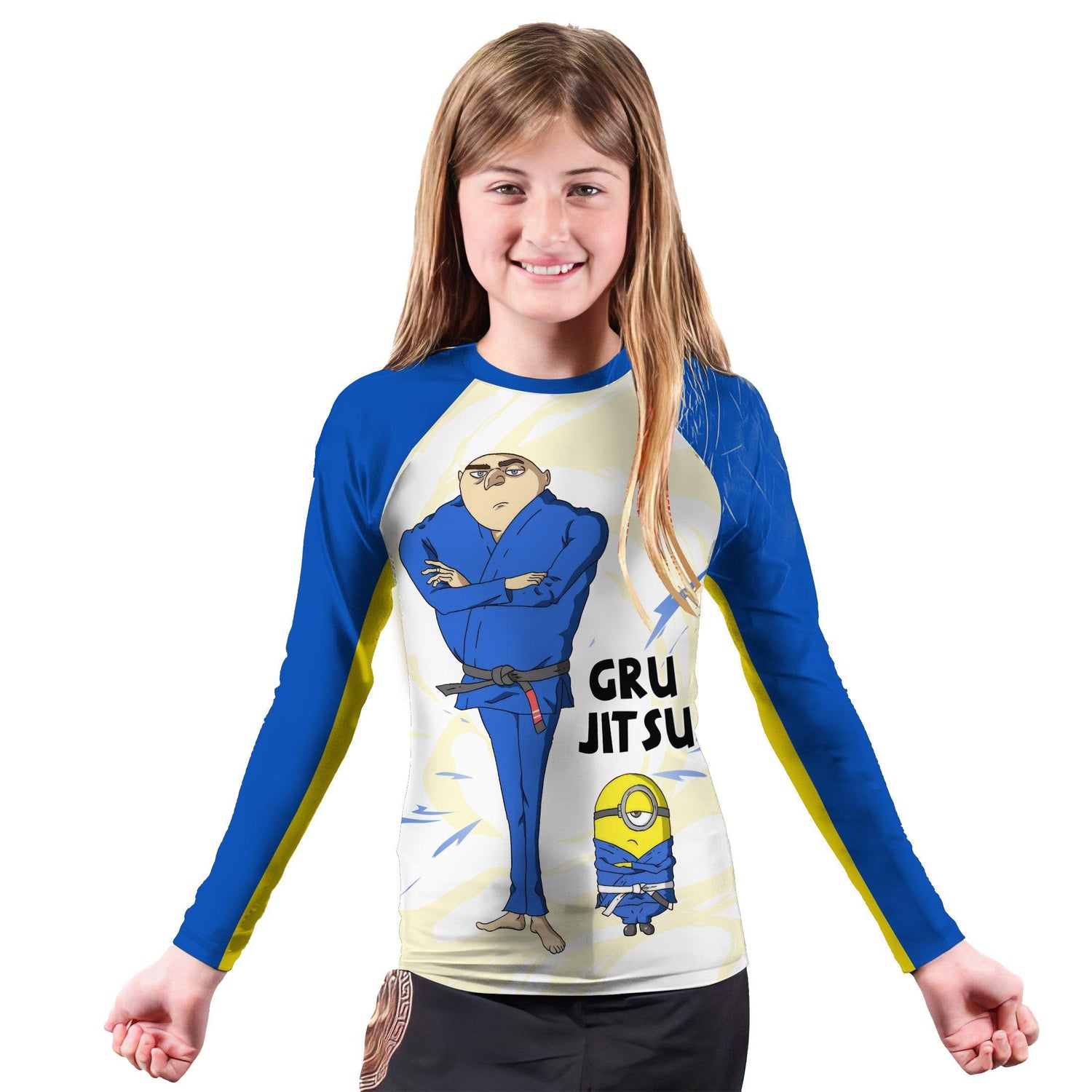 Despicable Me Gru Brazilian Jiu-jitsu Kids Rash Guard | Rash Guard