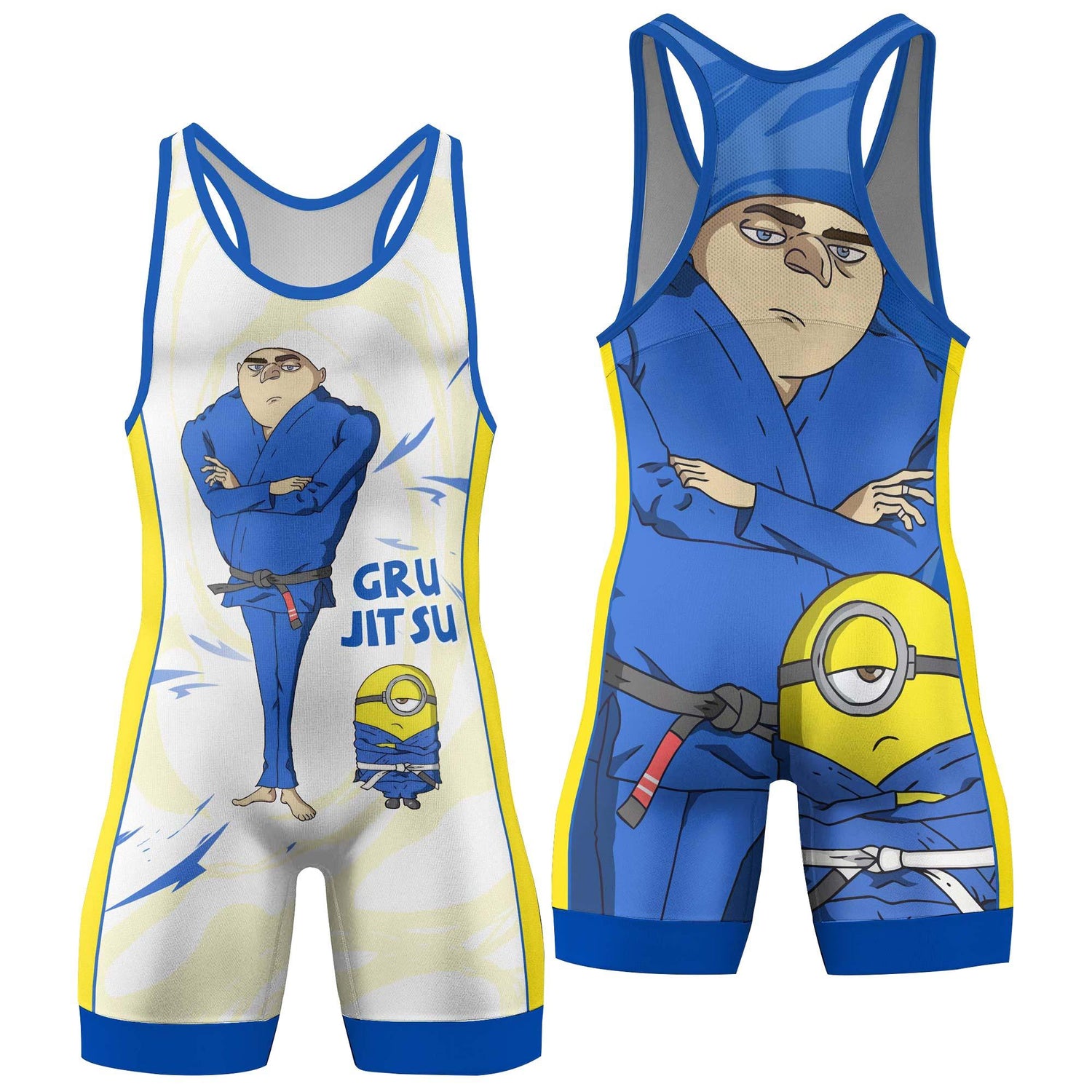 Despicable Me Gru Brazilian Jiu-jitsu Wrestling Singlet