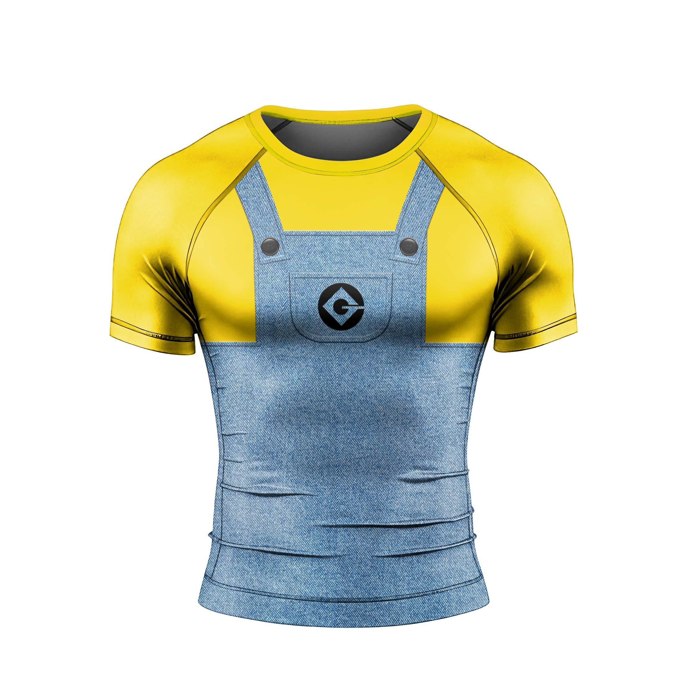 Despicable Me Minion Rash Guard for MMA & Fitness
