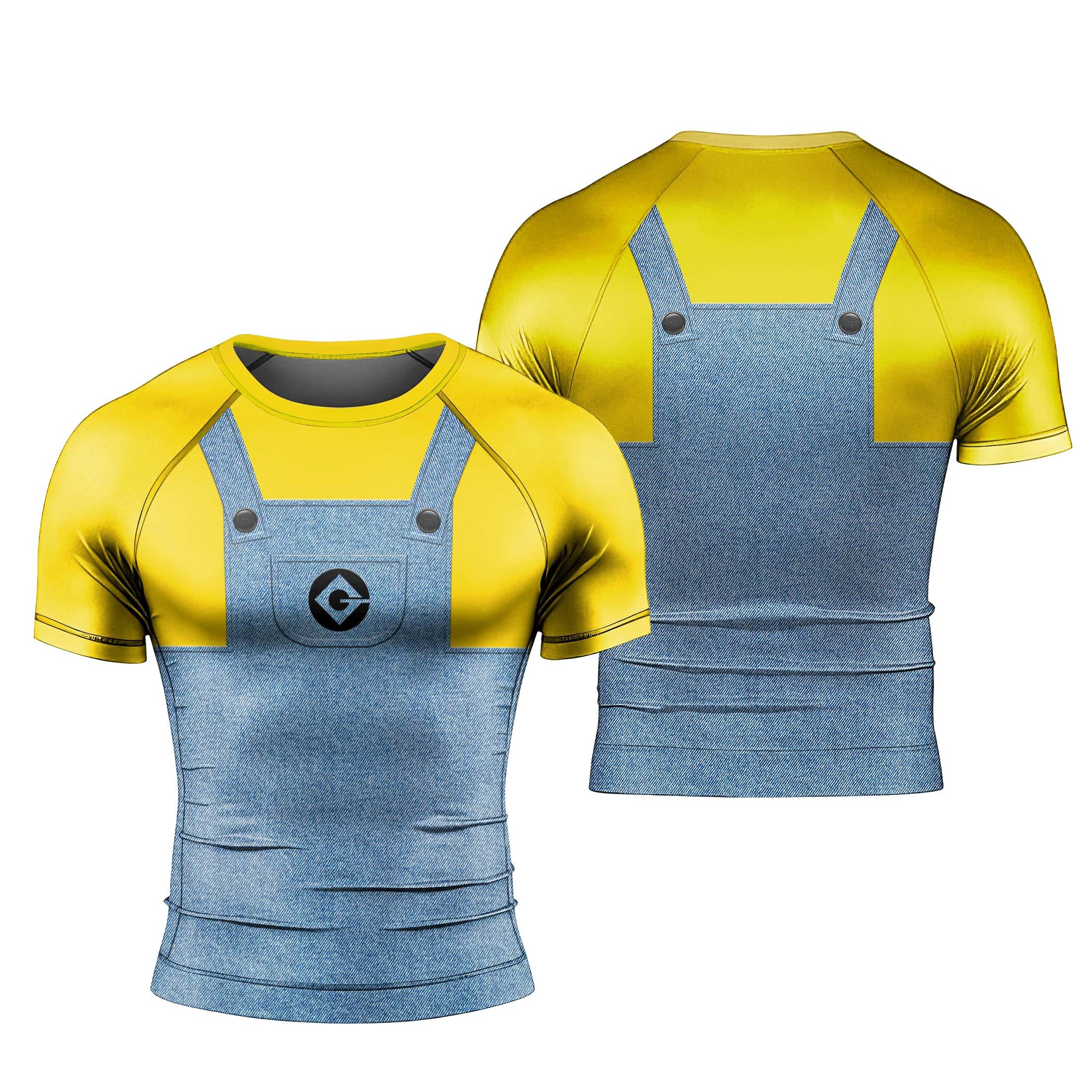 Despicable Me Minion Rash Guard for MMA & Fitness