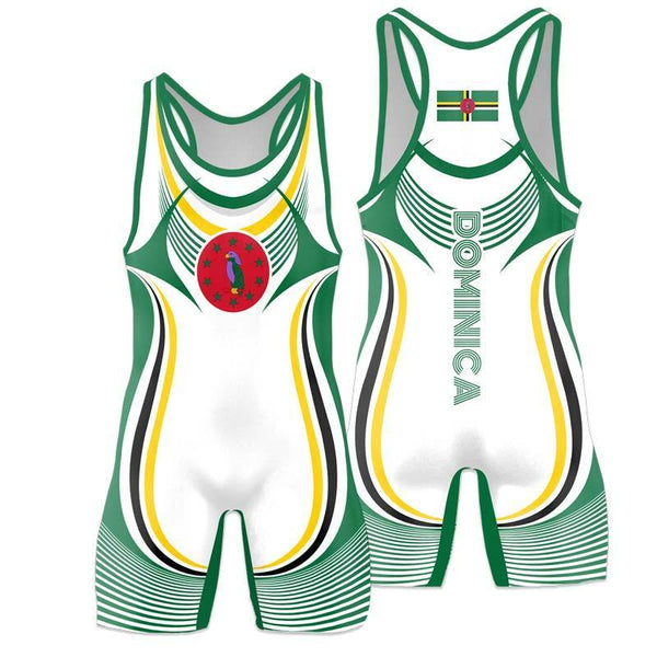Dominica Olympic Wrestling Singlet - Versatile Athletic Wear