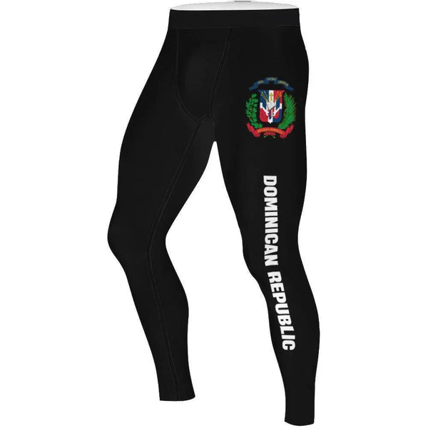 Dominican Heat Men's Compression Leggings | Yoga Tights