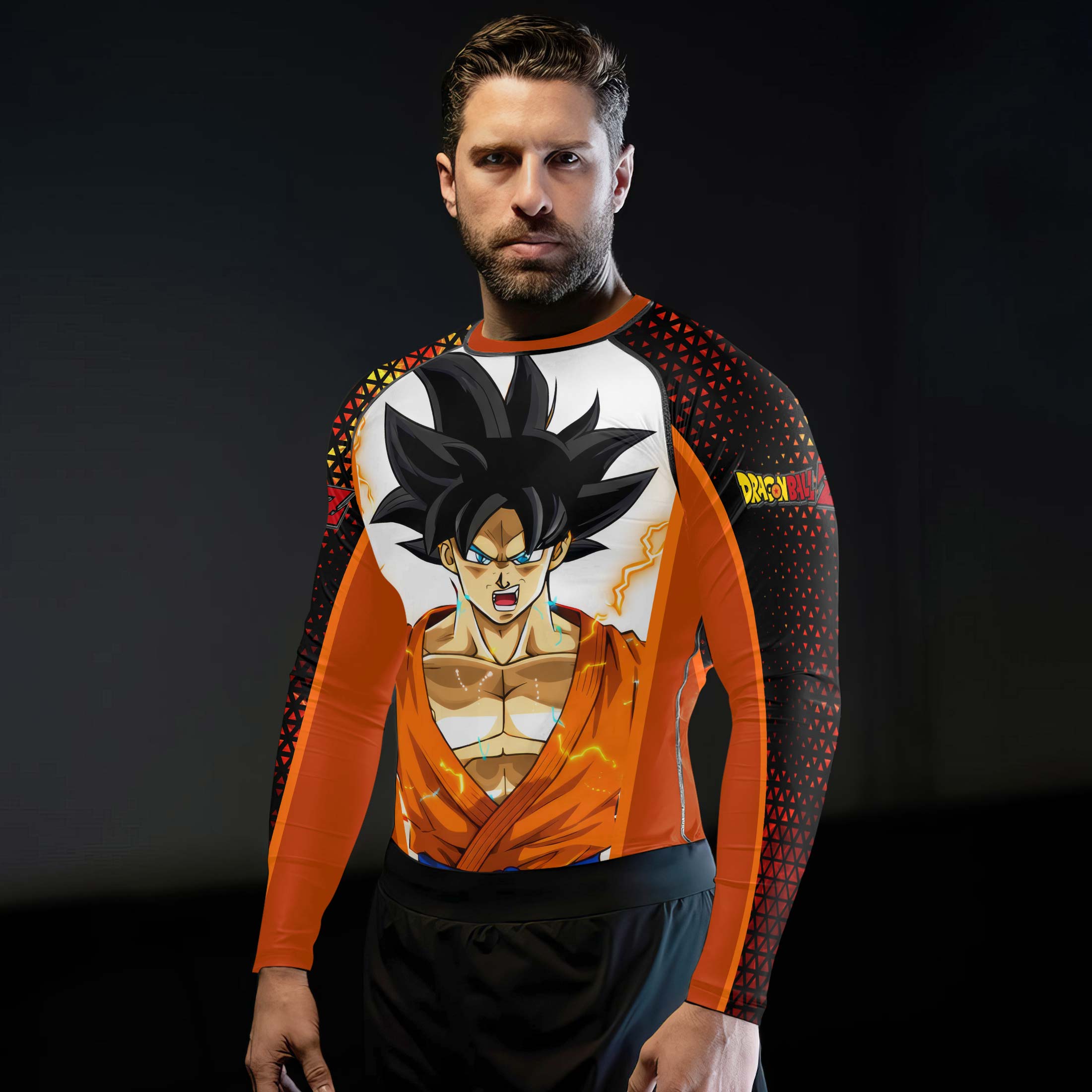 Dragon Ball Goku BJJ Rash Guard | Rash Guard for Martial Arts