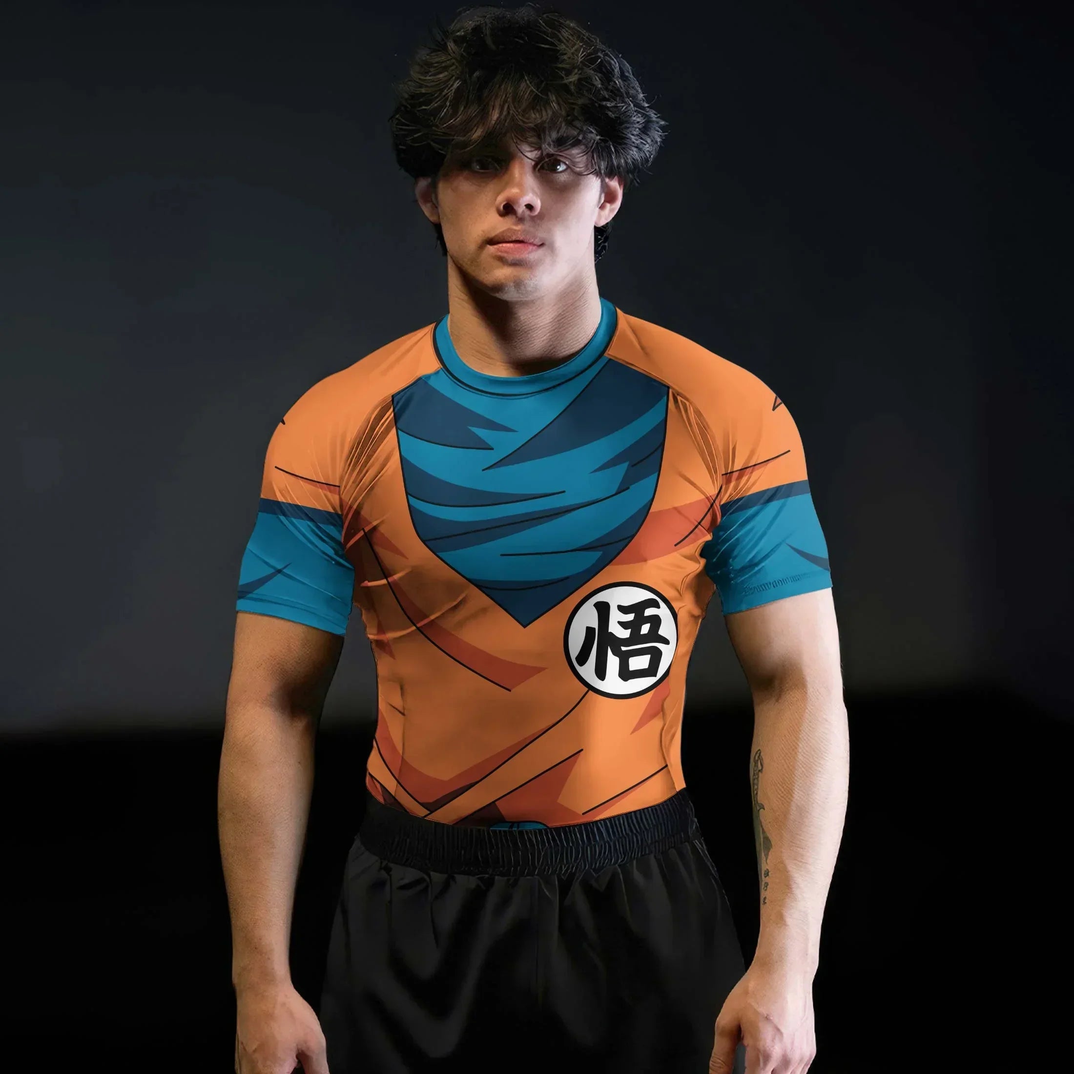 Dragon Ball Goku Rash Guard for MMA, BJJ, Fitness