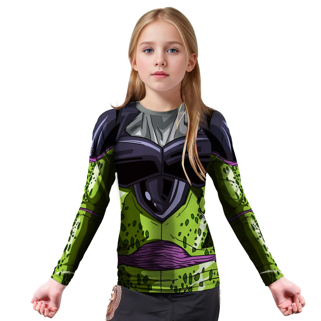 Dragon Ball Perfect Cell Kids Rash Guard | Kids Rash Guard