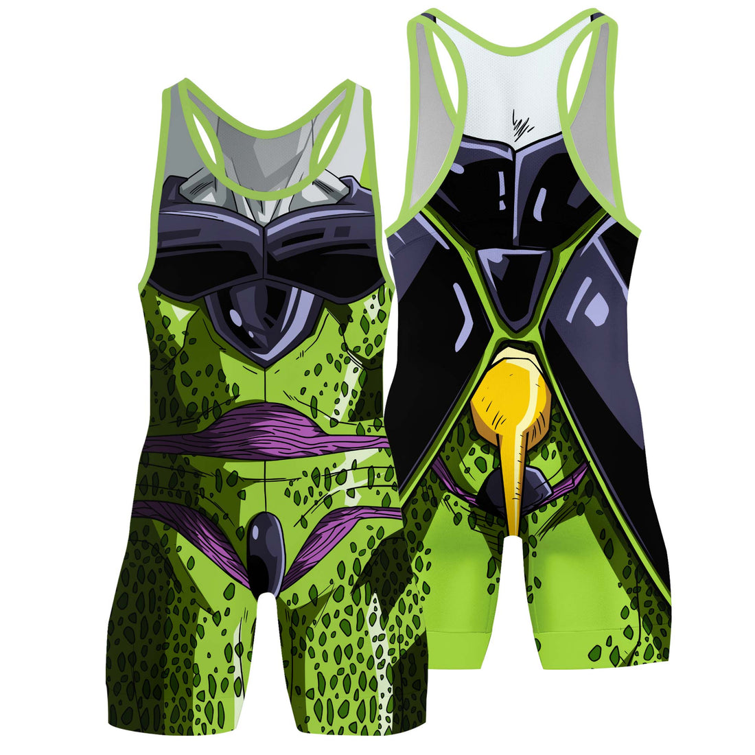Dragon Ball Perfect Cell Wrestling Singlet – Mythic Athletic Wear