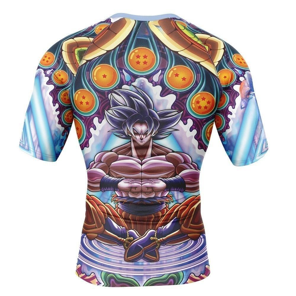 Dragon Ball Ultra Instinct Goku Rash Guard | Athletic Wear