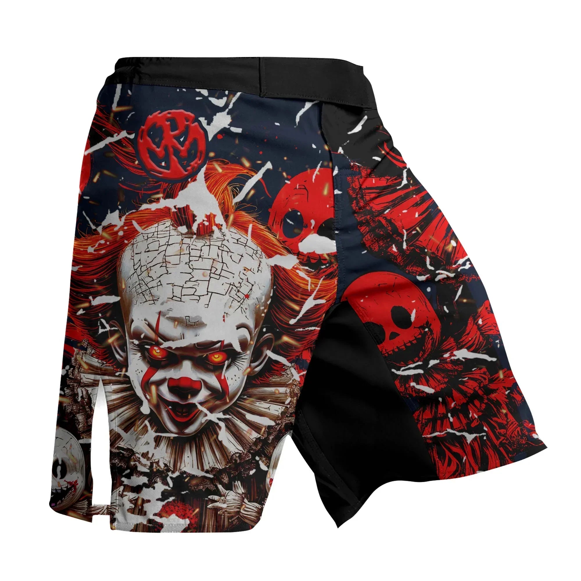 Evil Clown Pennywise Fight Shorts - Durable & Stylish