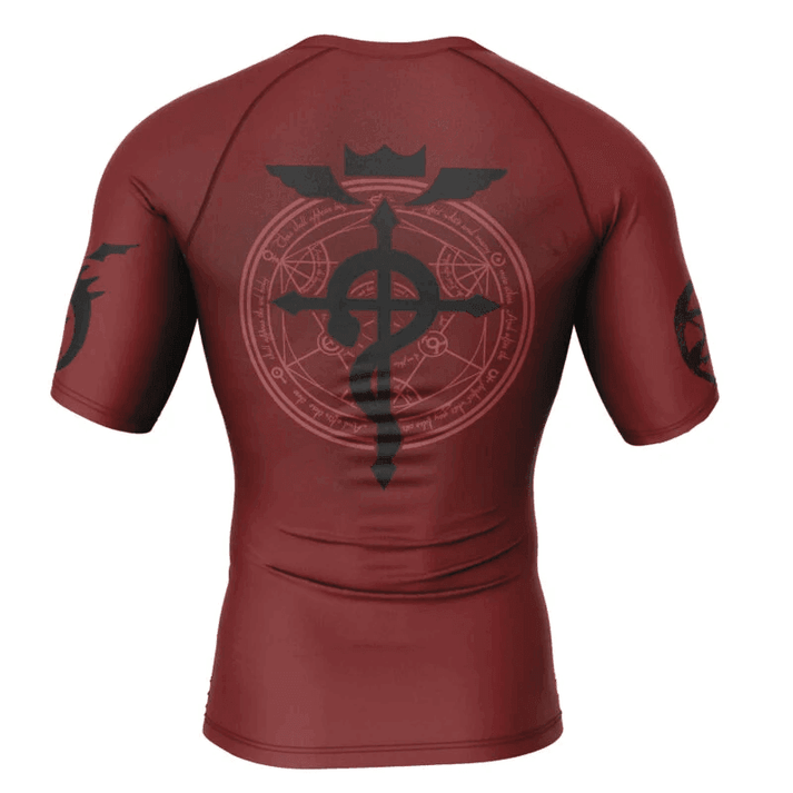 Fullmetal Alchemist Flamel Symbol Rash Guard | Anime Rash Guard