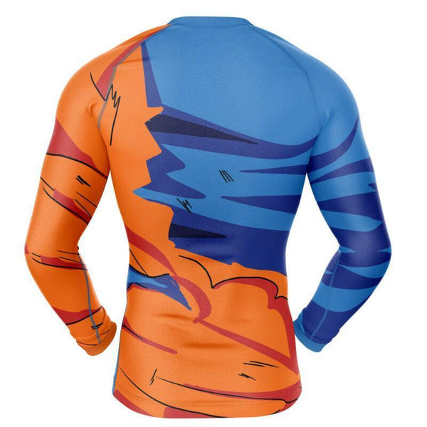 Goku Torn Gi Dragon Ball Rash Guard | Jiu Jitsu Rash Guard