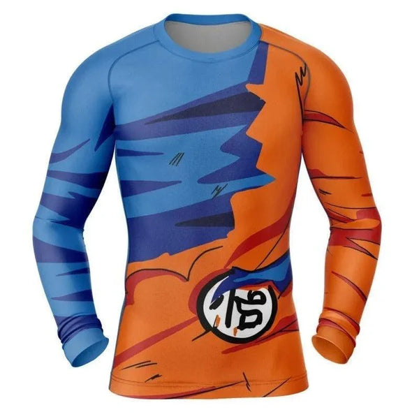Goku Torn Gi Dragon Ball Rash Guard | Jiu Jitsu Rash Guard