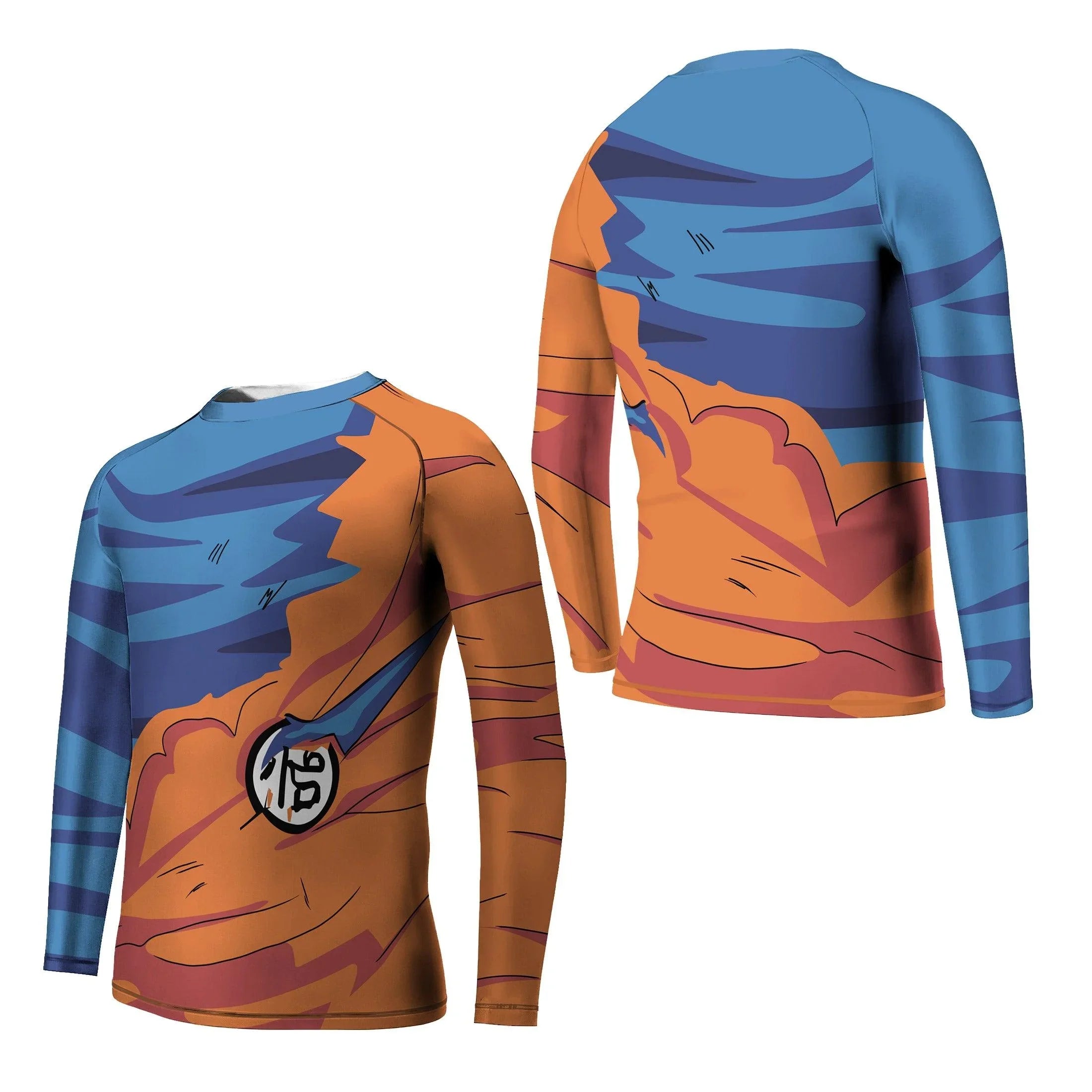 Goku Torn Gi Dragon Ball Kids Rash Guard | Kids Rash Guard