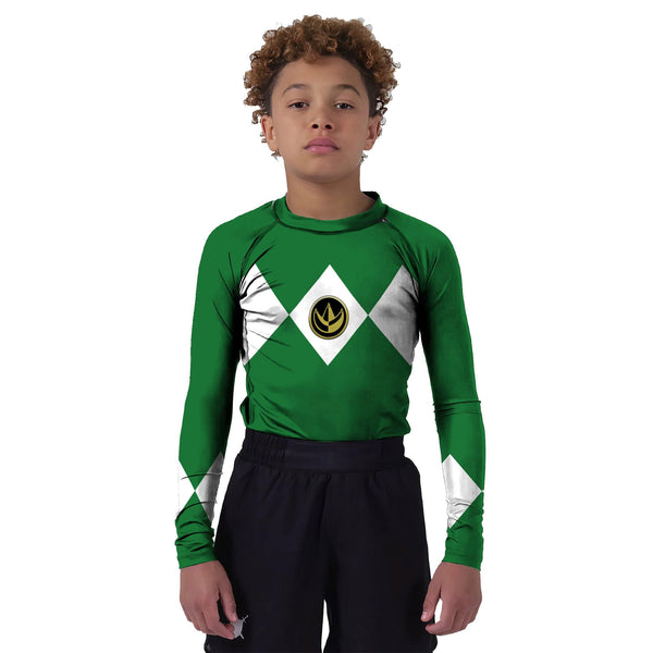 Green Ranger Power Rangers Kids Rash Guard | Athletic Wear