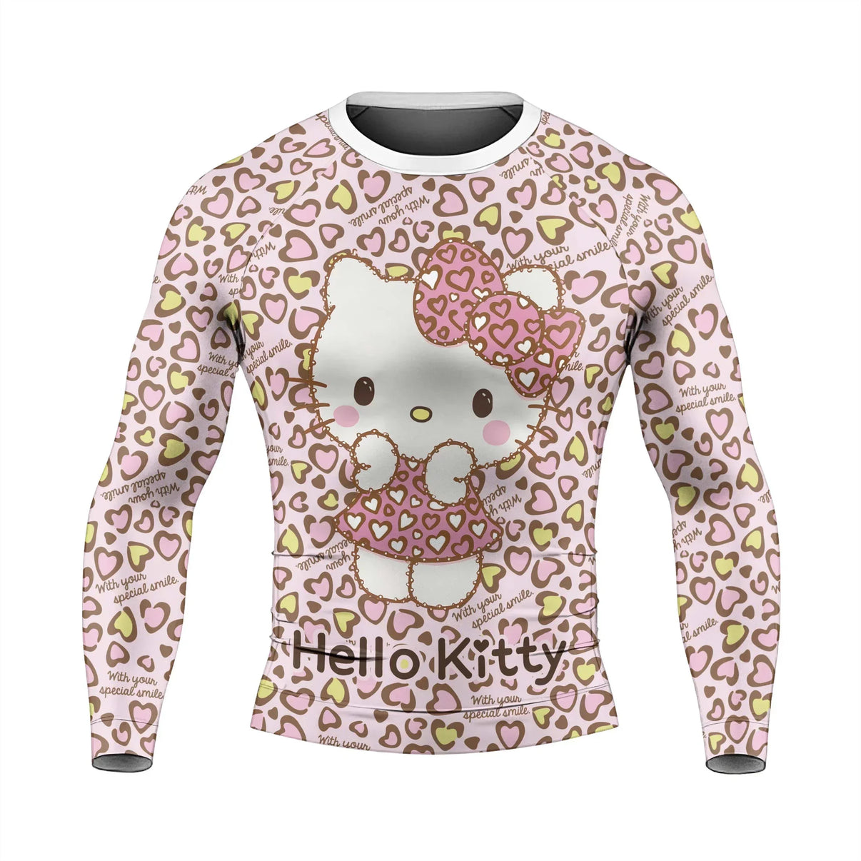 Hello Kitty Heart Snow Rash Guard | Athletic Rash Guard