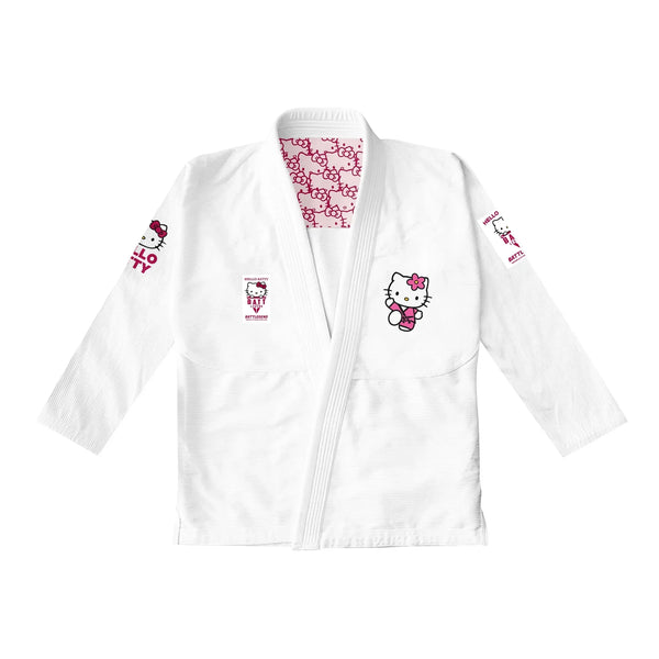 Hello Kitty Adult White BJJ GI | Lightweight Durable BJJ Uniform