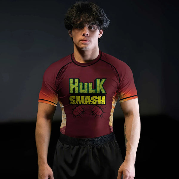 Hulk Smash Rash Guard for MMA & Fitness