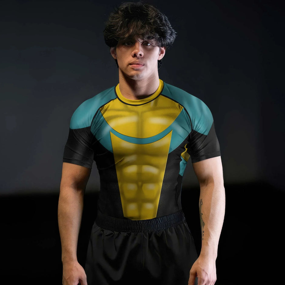 Invincible Mark Grayson Rash Guard for MMA & Fitness