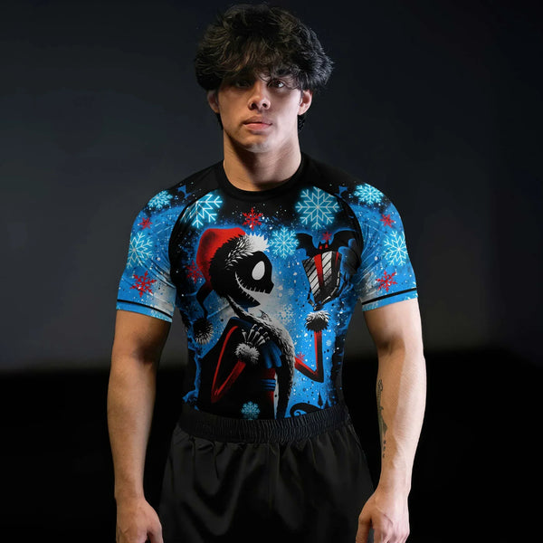 Jack Santa Claus Rash Guard | Athletic Rash Guard for MMA, BJJ, Fitness