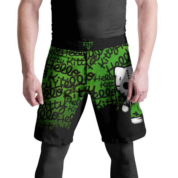 Jason Voorhees Kitty Green Fight Shorts