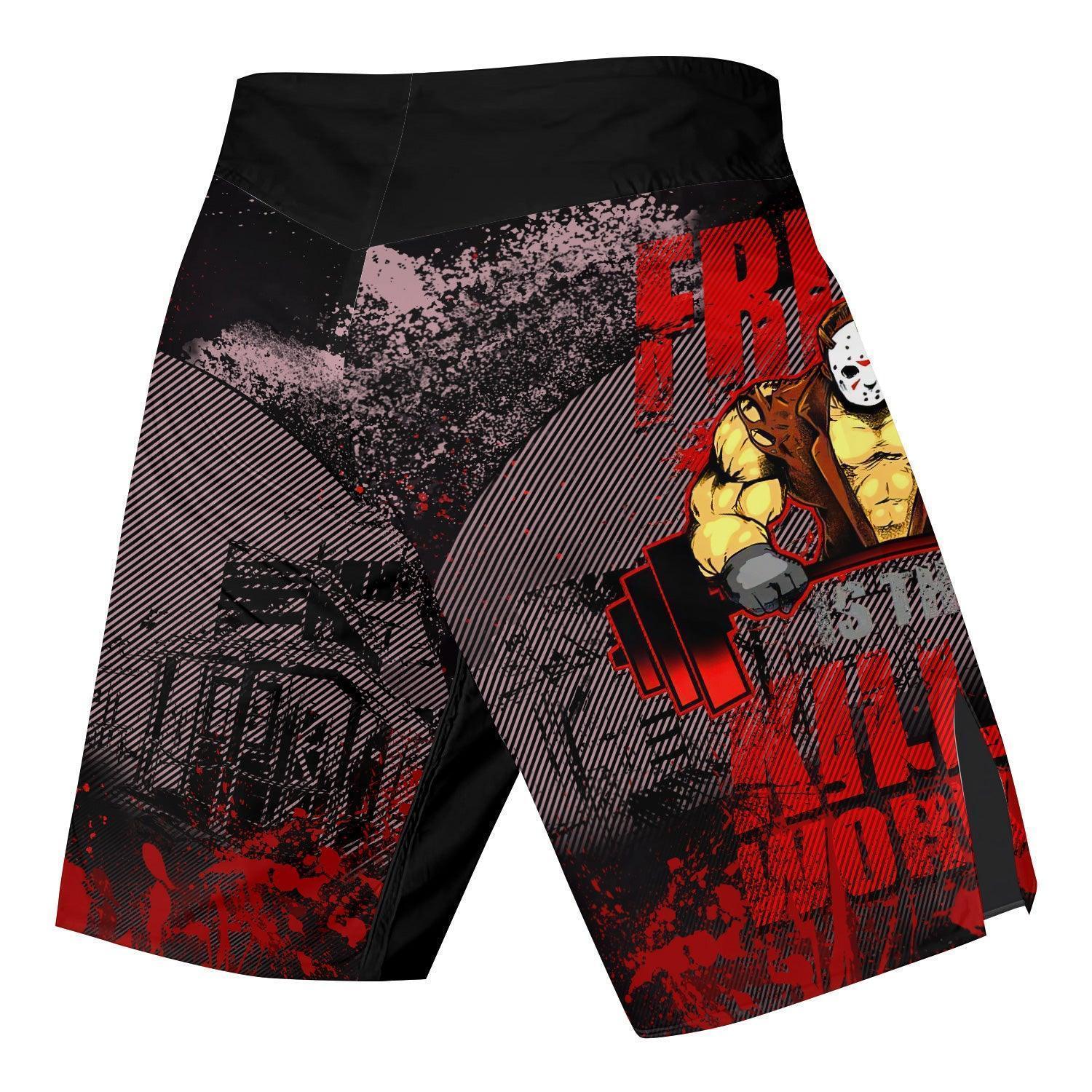 Jason Voorhees Workout Friday Fight Shorts | Muay Thai Shorts