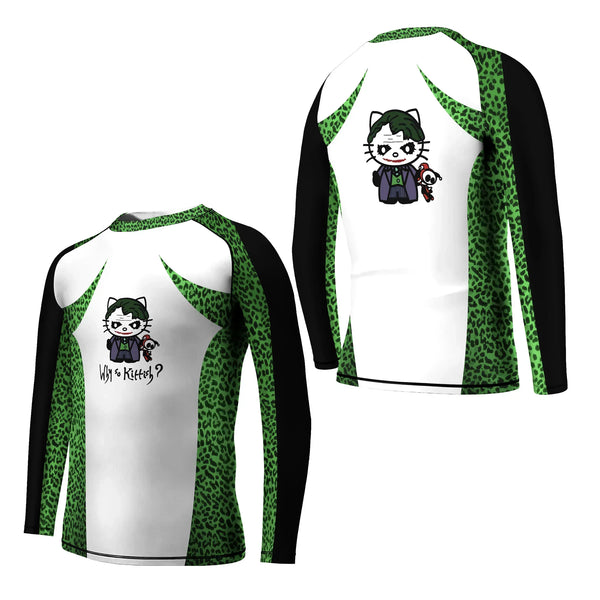 Joker Hello Kitty Kids Rash Guard | Athletic Wear