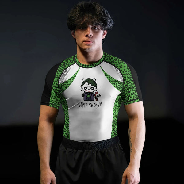 Joker Hello Kitty Rash Guard for MMA, BJJ, Fitness