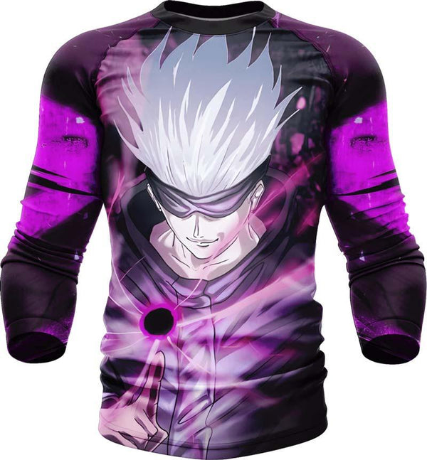 Jujutsu Kaisen Gojo Satoru Hollow Purple Rash Guard