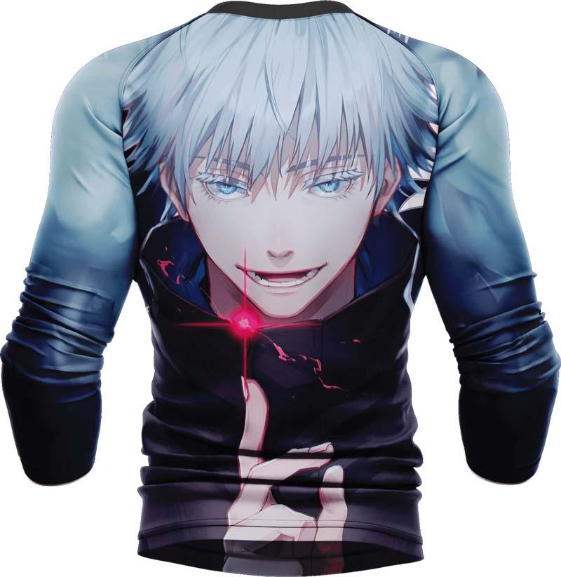 Jujutsu Kaisen Gojo Satoru Hollow Red Rash Guard