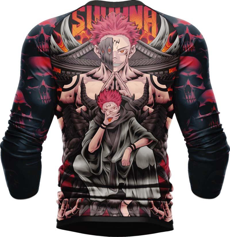 Jujutsu Kaisen Ryomen Sukuna Long Sleeve Rash Guard