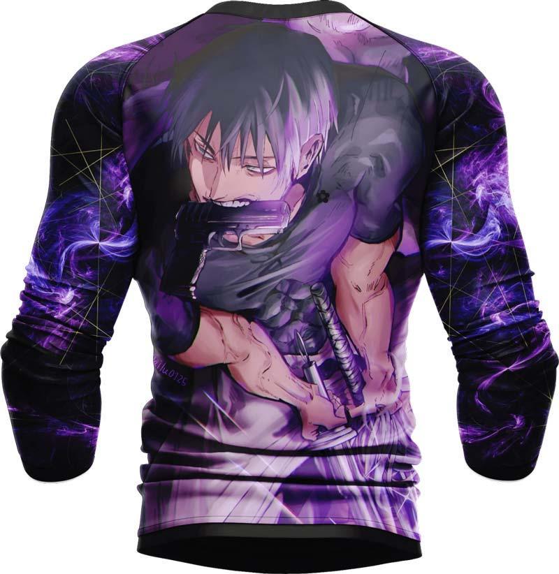 Jujutsu Kaisen Toji Fushiguro Long Sleeve Rash Guard